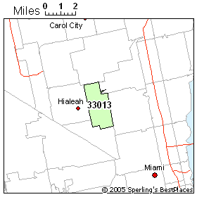 Hialeah Fl Zip Code Map - Map