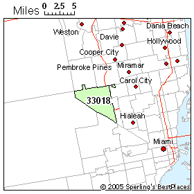 Zip 33018 (Hialeah, FL) Rankings