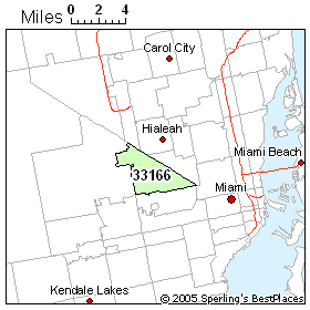 Zip 33166 (Miami Springs, FL) Rankings