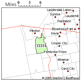 Zip Code Map Of Ft Lauderdale - Map