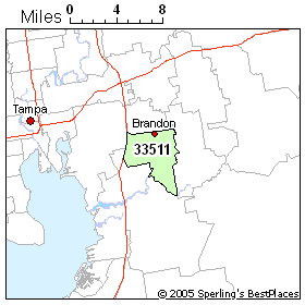 Brandon Florida Zip Code Map