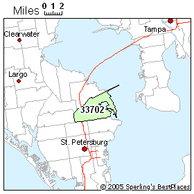 Zip 33702 (St. Petersburg, FL) Rankings