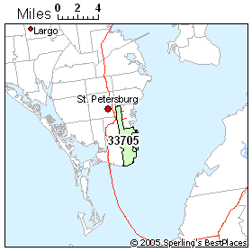 Zip 33705 (St. Petersburg, FL) Rankings