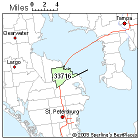 St Petersburg Zip Code Map