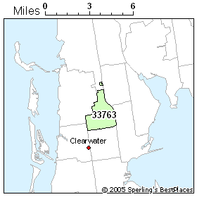 Clearwater Fl Zip Code Map - United States Map