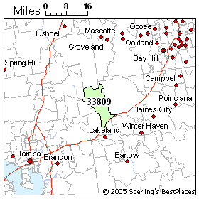 Rankings in Zip 33809 (Lakeland, FL)
