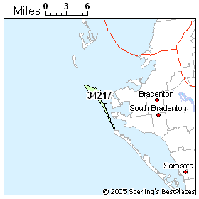 Bradenton Florida Zip Code Map - Map