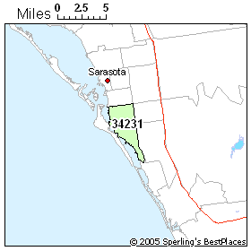 Sarasota Fl Zip Code Map - Map
