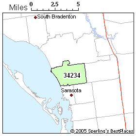 Sarasota Fl Zip Code Map - Map