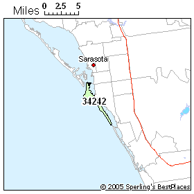 Sarasota Fl Zip Code Map - Map