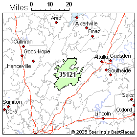 Zip 35121 (Oneonta, AL) Rankings