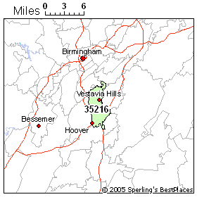 Birmingham Alabama Zip Code Map - Map