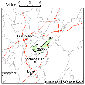 Birmingham Alabama Zip Code Map - Map
