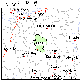 Zip 36081 (Troy, AL) Rankings
