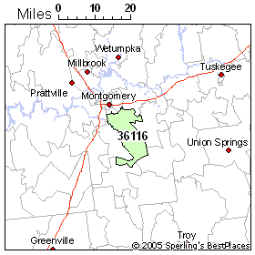 Zip 36116 (Montgomery, AL) Rankings