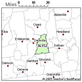 Zip 36352 (Newton, AL) Rankings