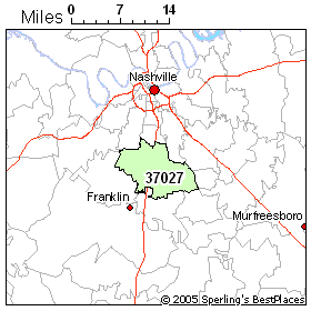 Brentwood Tn Zip Code Map - Map