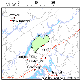 Rankings in Zip 37814 (Morristown, TN)