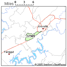 Zip Code Map Knoxville 37922