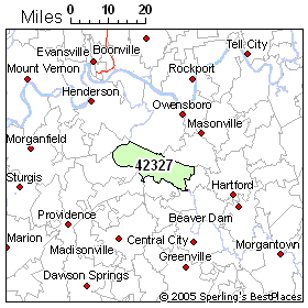 Zip 42327 (Calhoun, KY) Rankings
