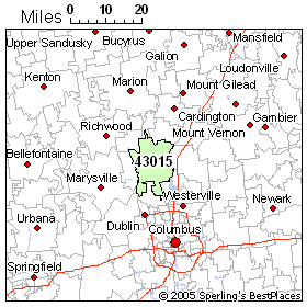 Delaware County Zip Code Map