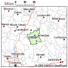 Zip 43050 (Mount Vernon, OH) Rankings