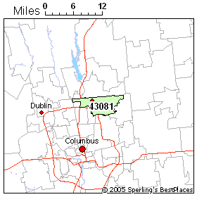 Westerville Ohio Zip Code Map - Map