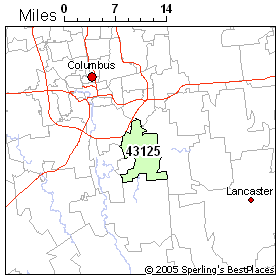 Groveport Ohio Zip Code Map - Map