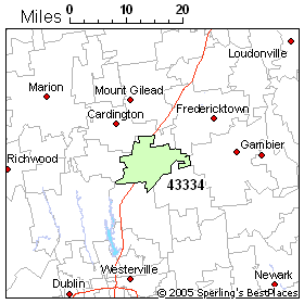 Zip 43334 (Marengo, OH) Rankings