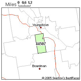 Youngstown Ohio Zip Code Map - Map
