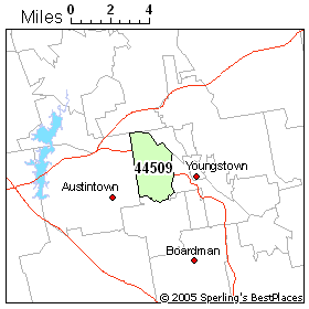 Youngstown Ohio Zip Code Map - Map