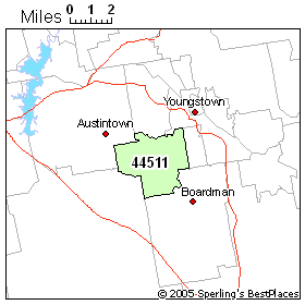 Youngstown Ohio Zip Code Map - Map