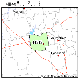 Youngstown Ohio Zip Code Map - Map