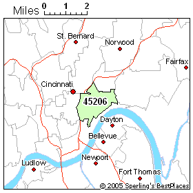 Zip 45206 (Cincinnati, OH) Rankings
