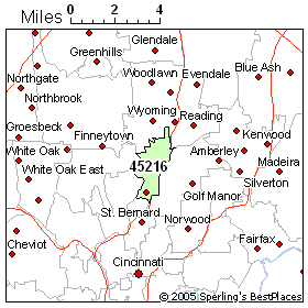 Zip 45216 (Cincinnati, OH) Rankings