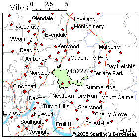 Zip Code Map Cincinnati Ohio