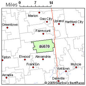 Rankings in Zip 46070 (Summitville, IN)