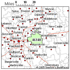 Zip 46140 (Greenfield, IN) Rankings
