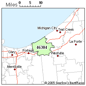 Zip 46304 (Chesterton, IN) Rankings