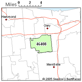 Gary Indiana Zip Code Map - United States Map