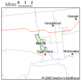 South Bend Indiana Zip Code Map - Map