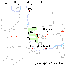 South Bend Indiana Zip Code Map - Map