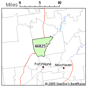 Rankings in Zip 46825 (Fort Wayne, IN)