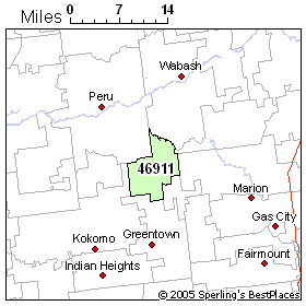 Zip 46911 (Amboy, IN) Rankings