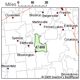 Bloomington Indiana Zip Code