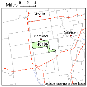 Zip 48186 (Westland, MI) Rankings