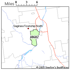 Saginaw Mi Zip Code Map - Map