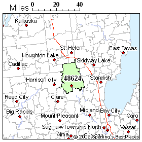 Zip 48624 (Gladwin, MI) Rankings