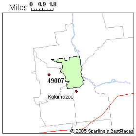Kalamazoo Mi Zip Code Map - United States Map