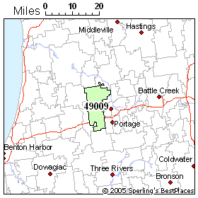 Kalamazoo Mi Zip Code Map - United States Map